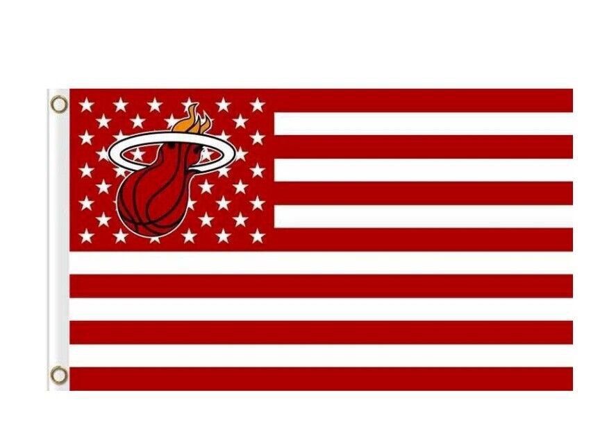 Miami Heat Flag 3x5ft Banner Polyester basketball World Champions heat008