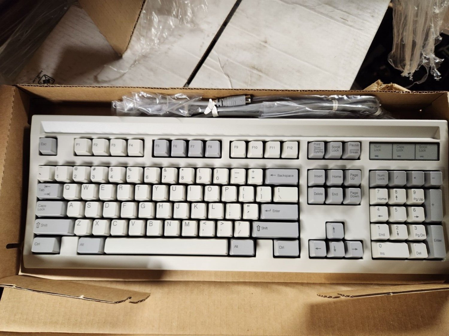 Vintage NMB Technologies MICRON RT101 Clicky Keyboard PS/2 Retro RARE ... Vintage NMB Technologies MICRON RT101 Clicky Keyboard PS/2 Retro RARE ...