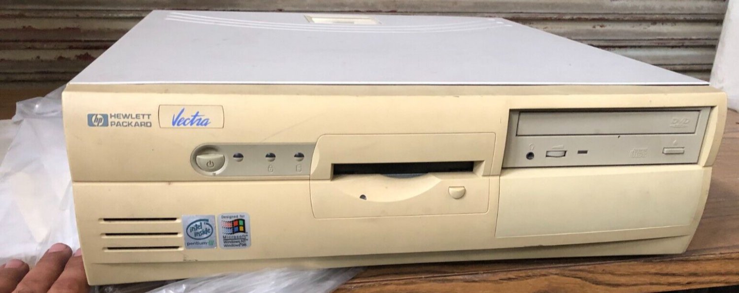 Vintage Retro Pc Case Beige Computer Case Atx Retro Desktop Hp Vectra