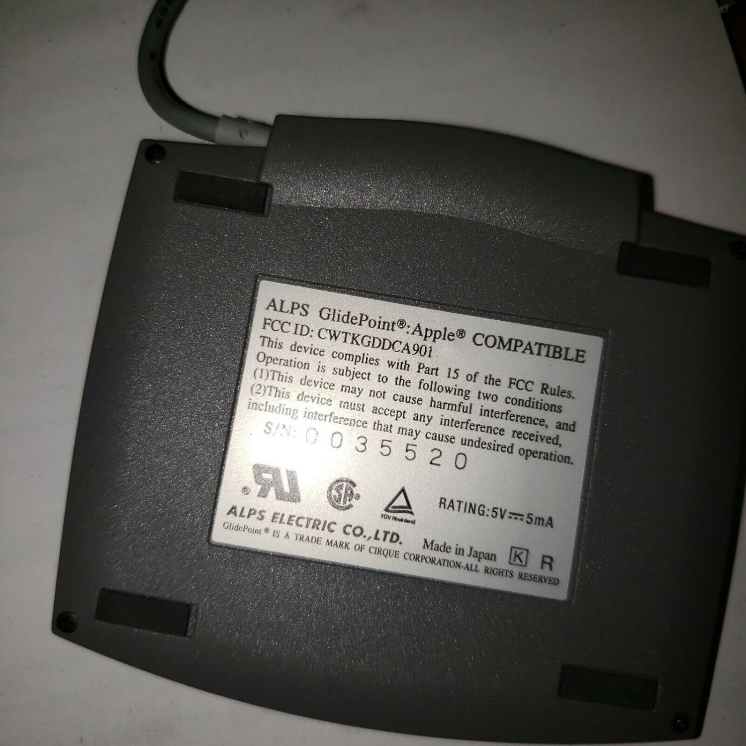 Apple Desktop Bus Mouse II ADB Beige Vintage for Macintosh Classic SE ...