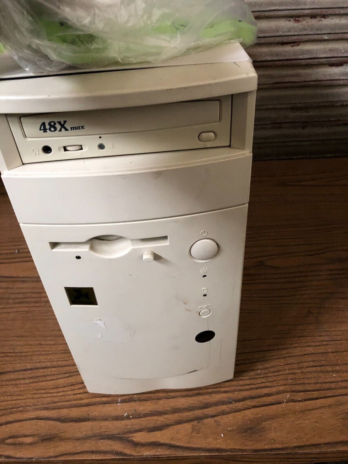 Vintage Retro Pc Case Beige Computer Case Atx Tower White Used Full 11