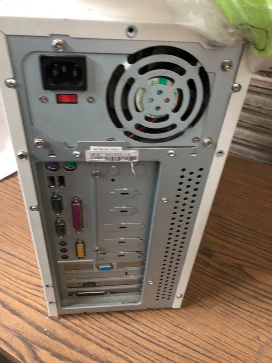 Vintage Retro PC Case Beige Computer Case ATX tower White Used full 11