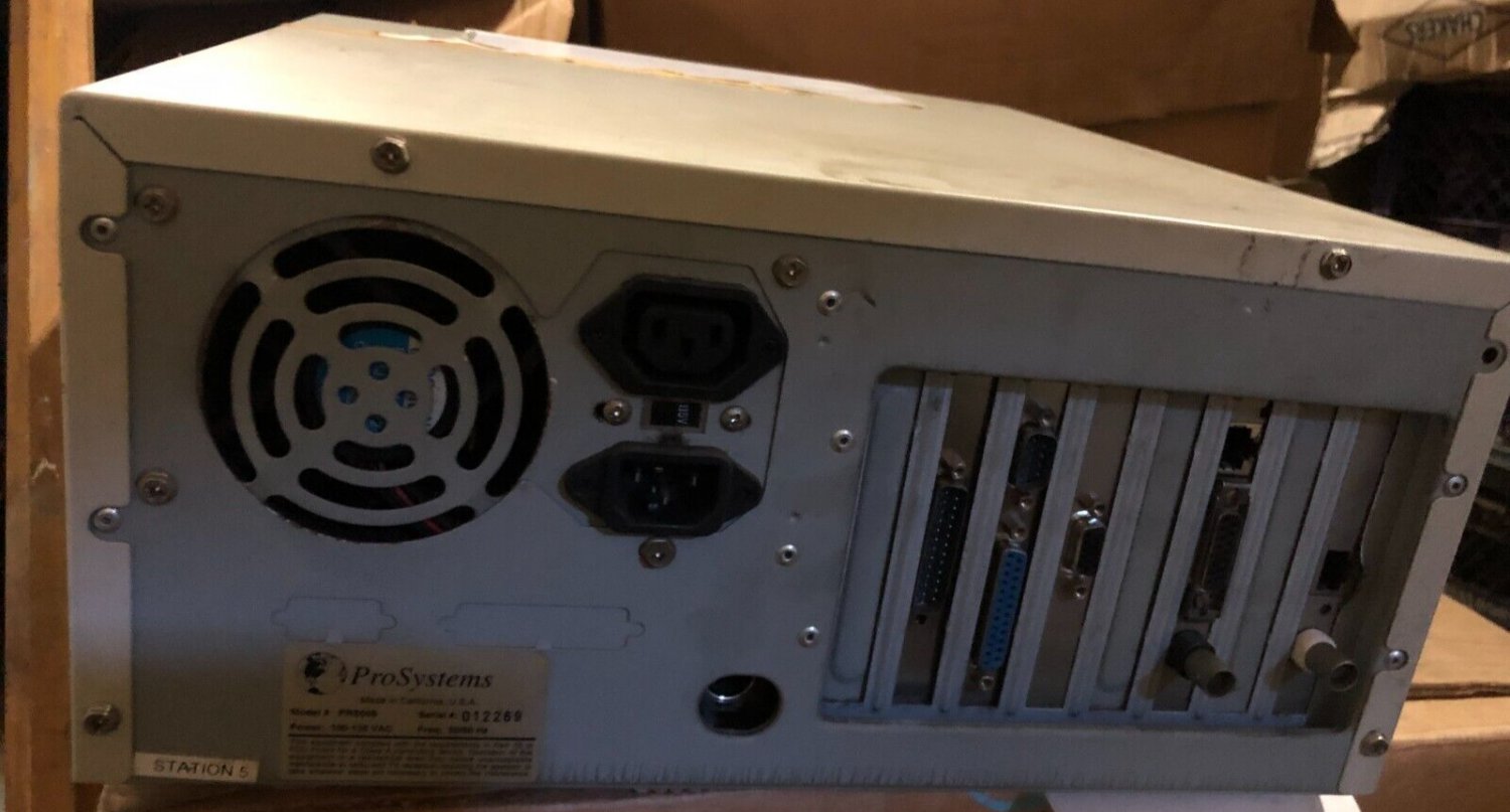 Vintage Retro PC Case Beige Computer Case AT Desktop Used full a28 parts