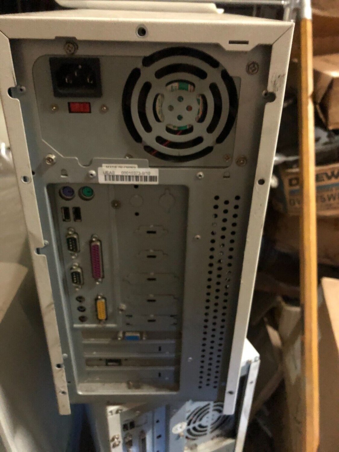 Vintage Retro PC Case Beige Computer Case ATX Retro Tower White USED ...