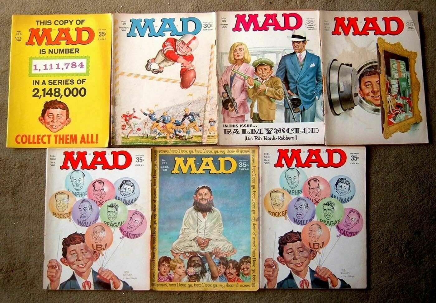 Mad Magazine Comic Collection 1-550 pdf (1952-2018)