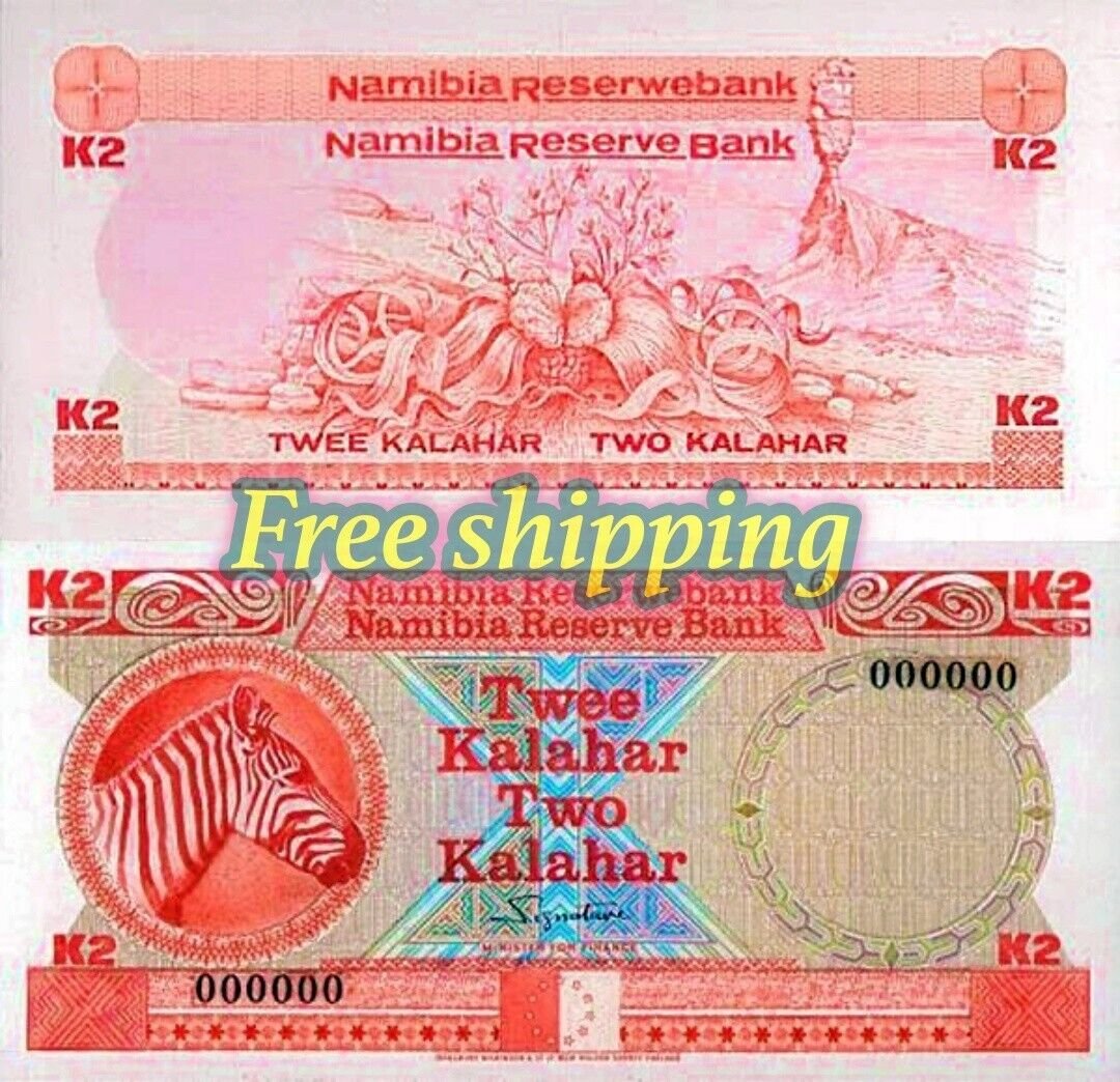 RARE Namibia 2 Kalahar unissued Banknotes reproduction Matte or Glossy ...