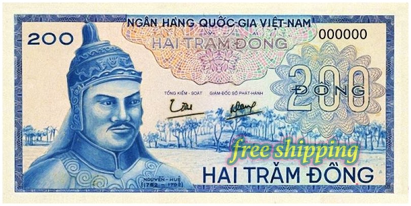 RARE 3 South Vietnam unissued Banknotes reproduction Matte or Glossy paper.