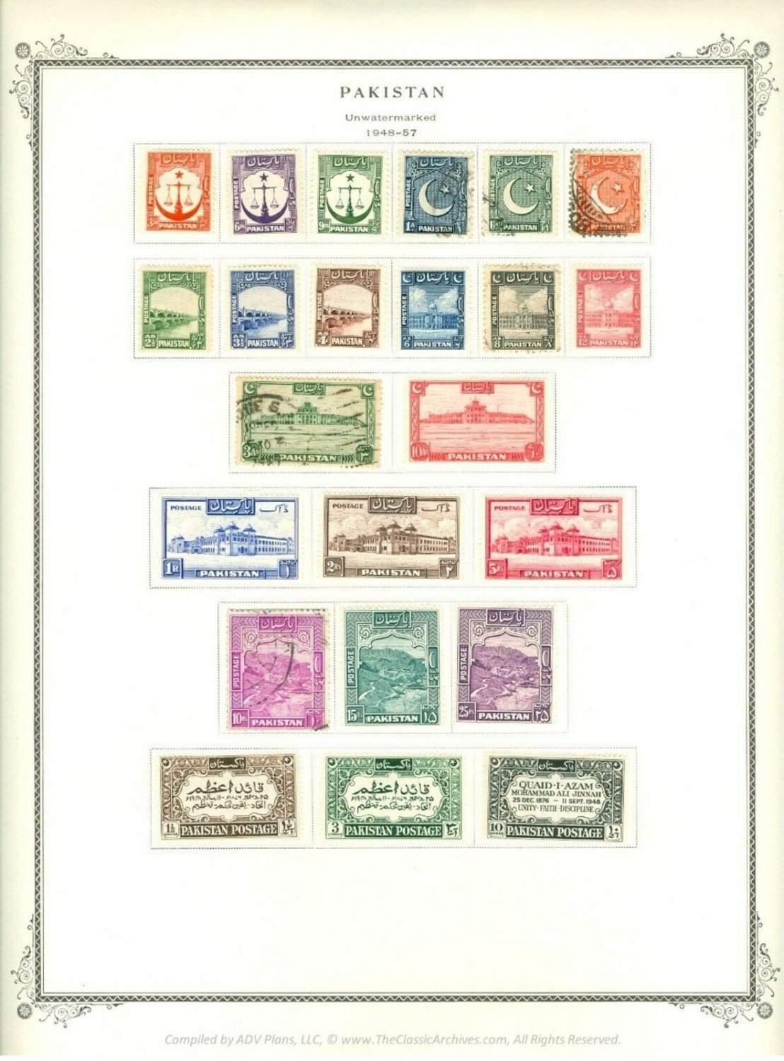 Pakistan Printable Stamp Album over 150 pages and completed the collection