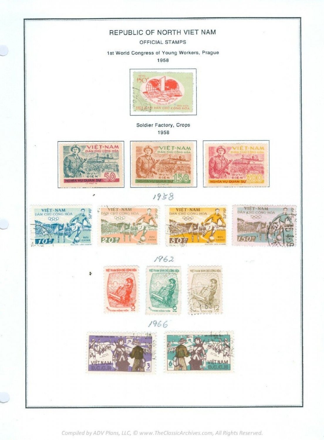 Vietnam Printable Stamp Album over 250 pages and completed the collection