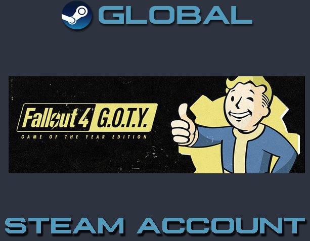 Fallout 4: Game of the Year Edition GOTY GLOBAL [Steam Account ...