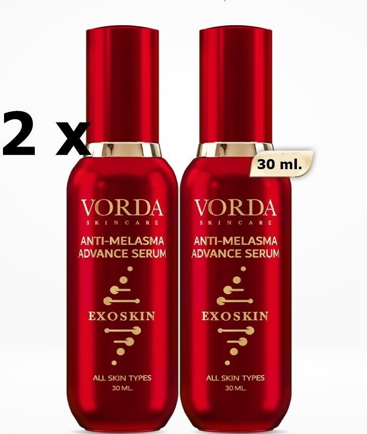 2x Vorda Anti-Melasma Advance Serum 4Ginseng Powers Freckles Deeply Nour