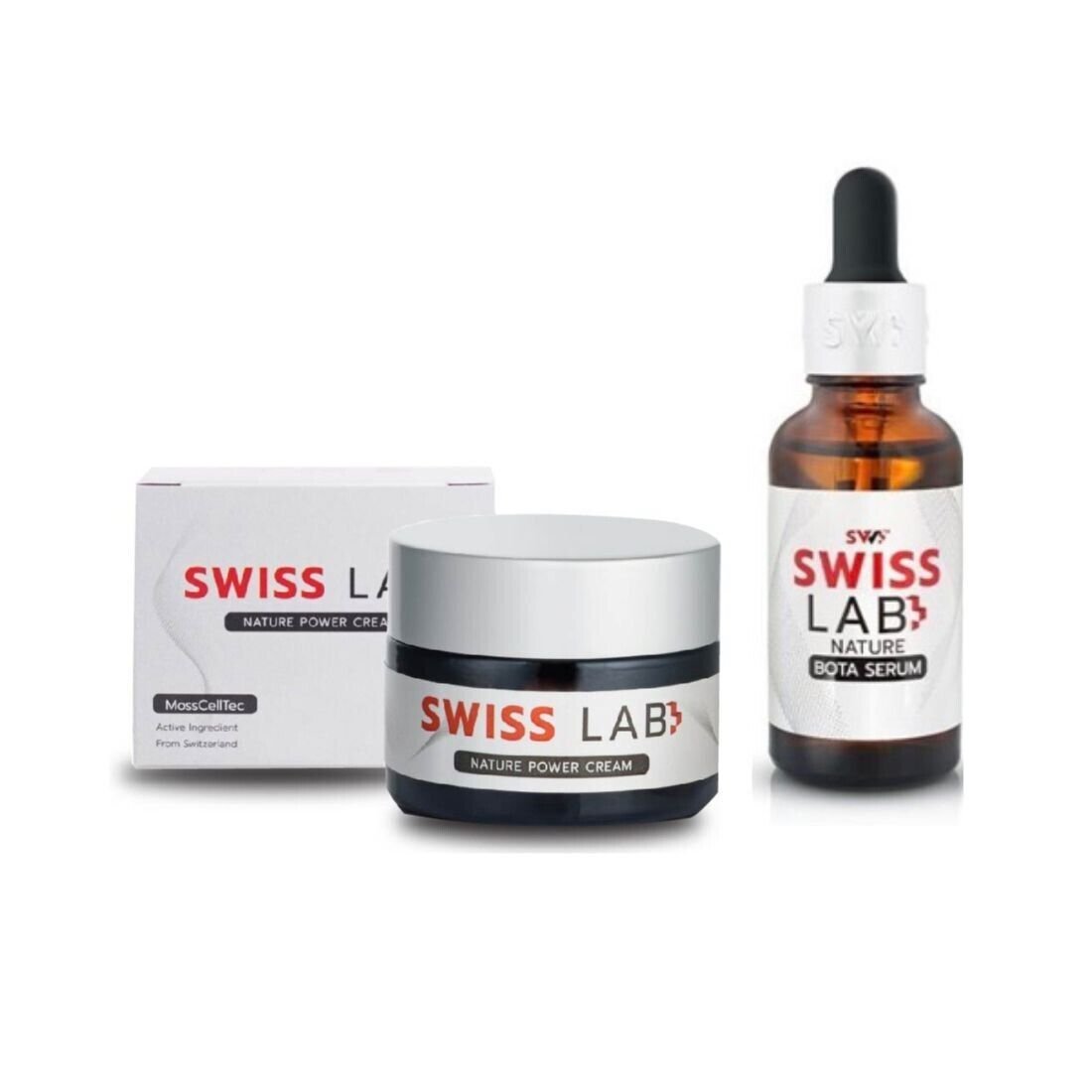 Swiss Lab Cream Nature Power Bota Serum Reduce Dark Spots Anri-ag