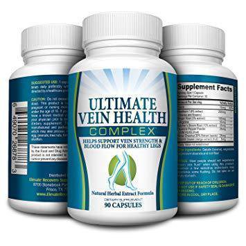 Natural Vein and Leg Health Support Circulation Supplement - Vitamins ...