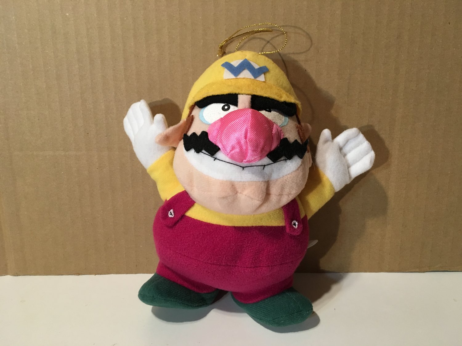 Takara 1993 First Wario Plush toy figure Nintendo Mario & Wario ...