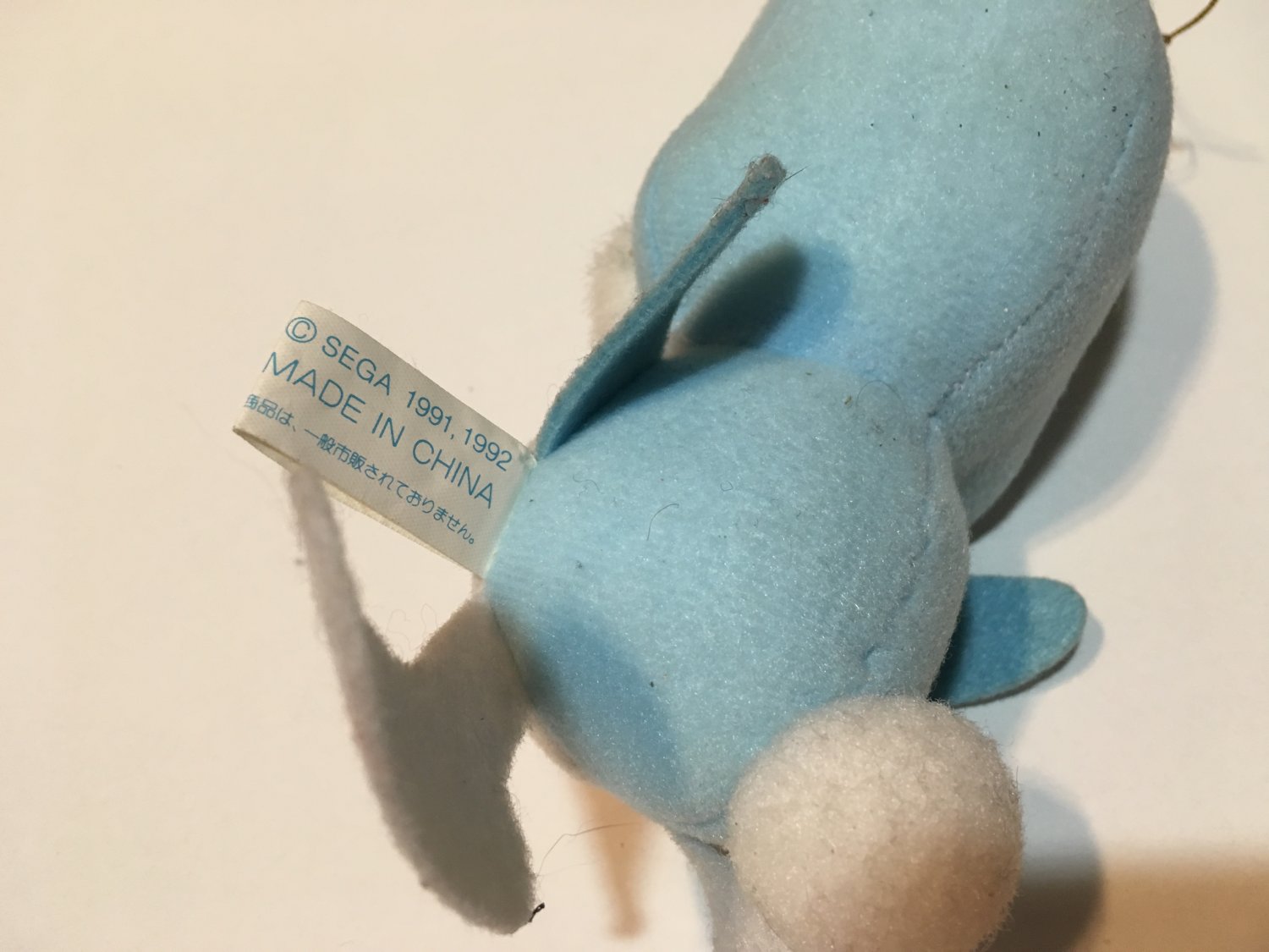 1992 Sonic the Hedgehog POCKY Rabbit Plush toy rare vintage Sega segasonic
