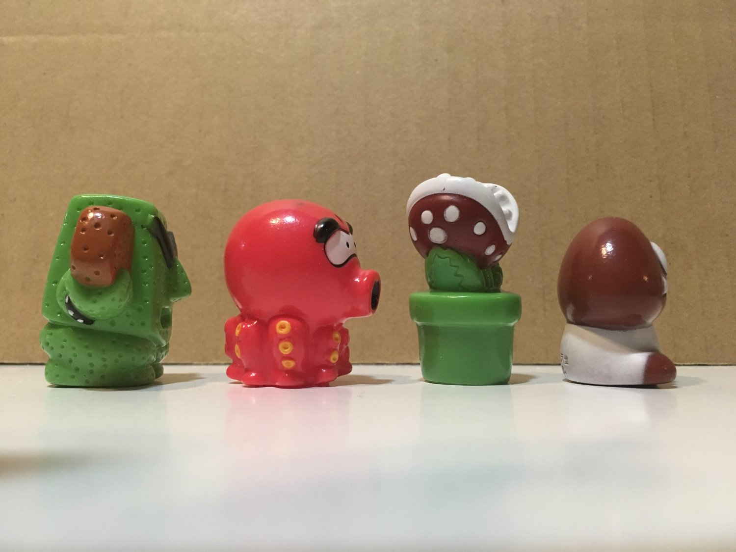 1989 Super Mario Land Finger Puppet Figures Toys Nintendo Gameboy rare ...