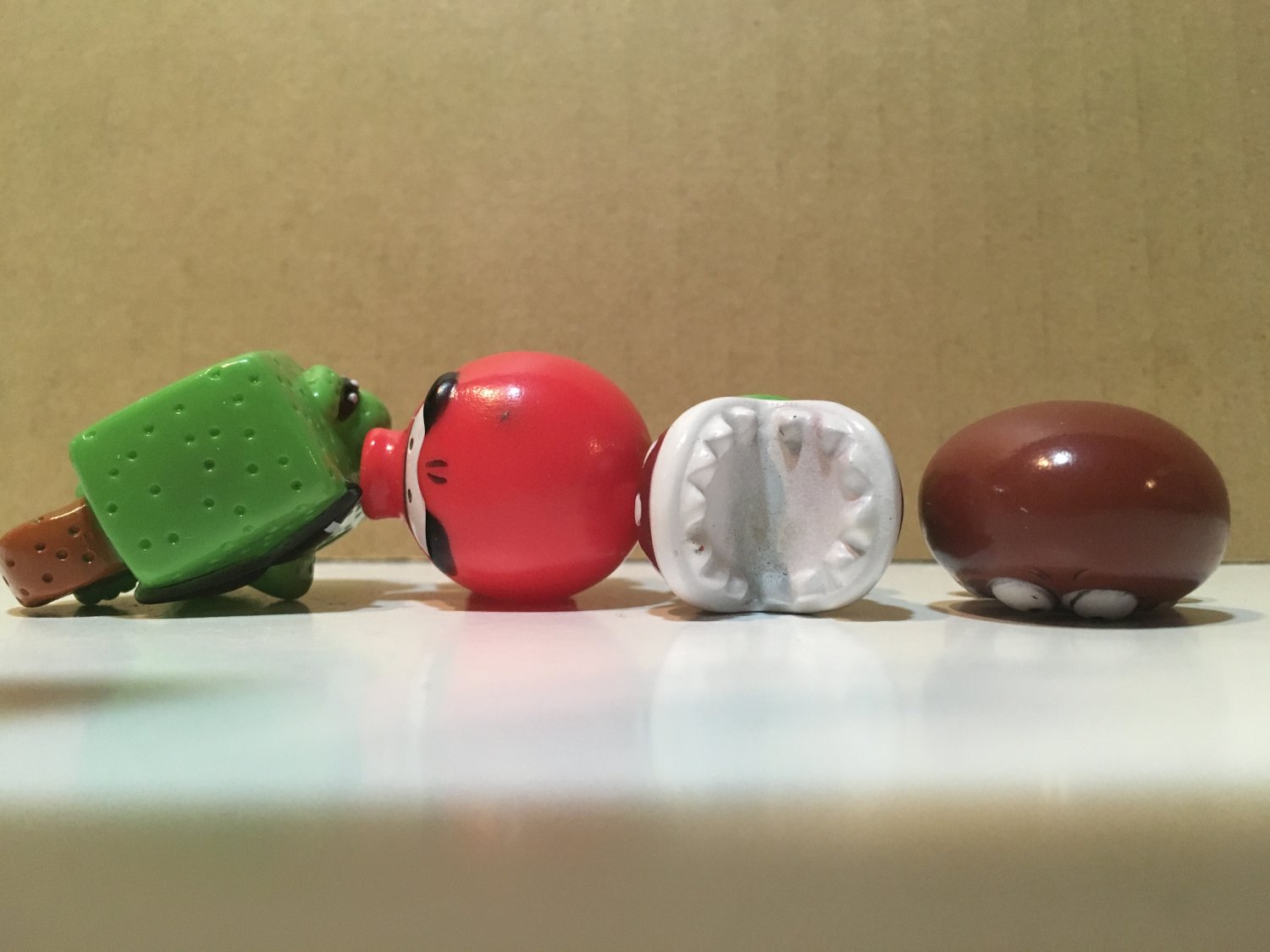 1989 Super Mario Land Finger Puppet Figures Toys Nintendo Gameboy rare ...