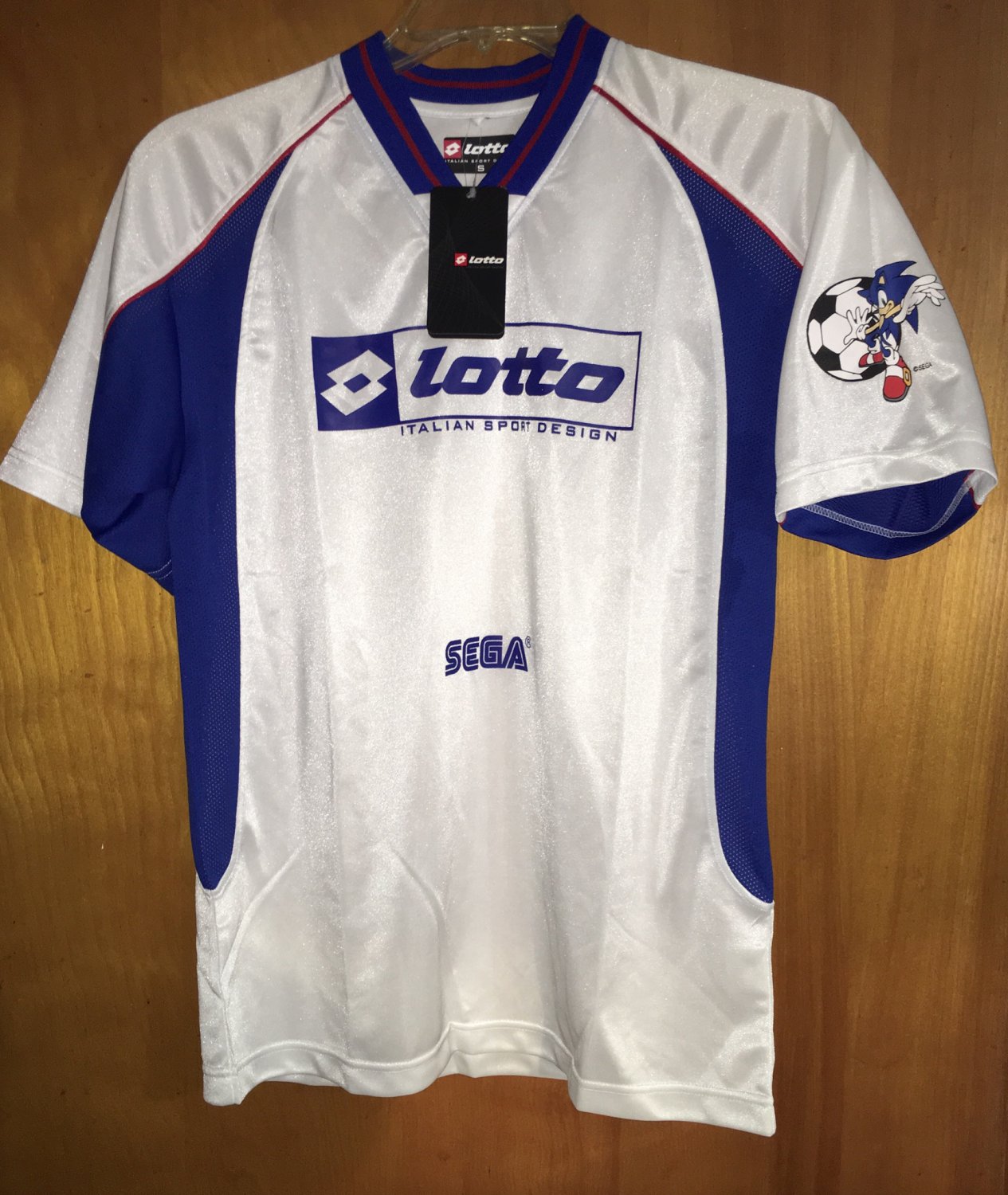 Sonic the Hedgehog Lotto Football Soccer Shirt Sega Collectible ...