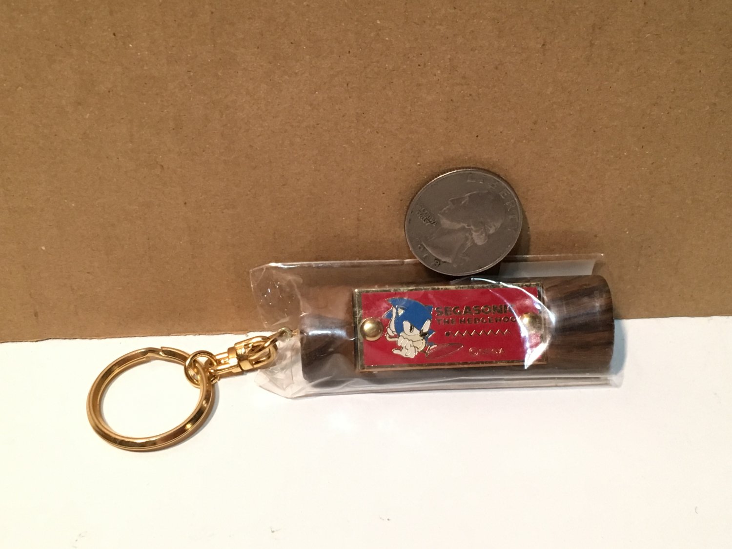 Segasonic Keychain Sonic the Hedgehog vintage collectible 1990s ...
