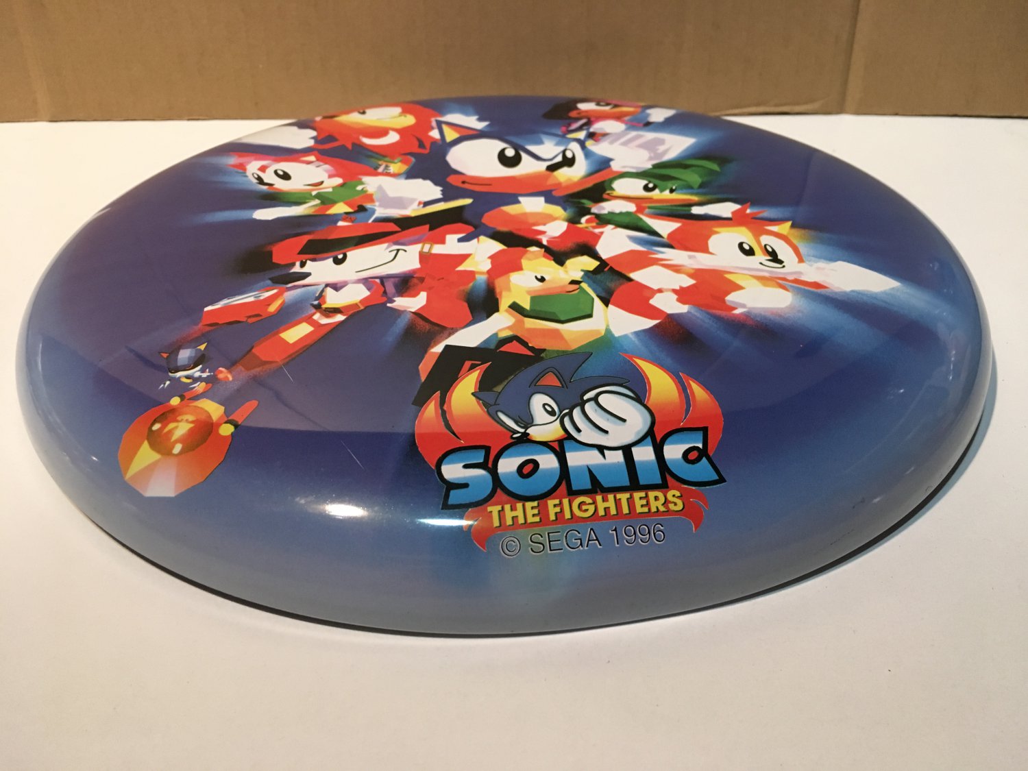 Sega Sonic The Fighters Promo Metal Display Prize 1996 Sonic the ...