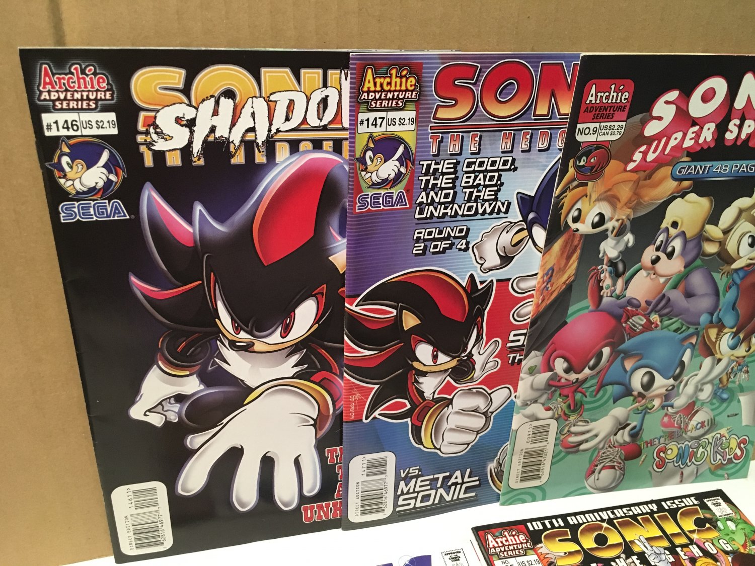 5 Sonic the Hedgehog Archie Comics Comic Books Sega Super Special Ken ...
