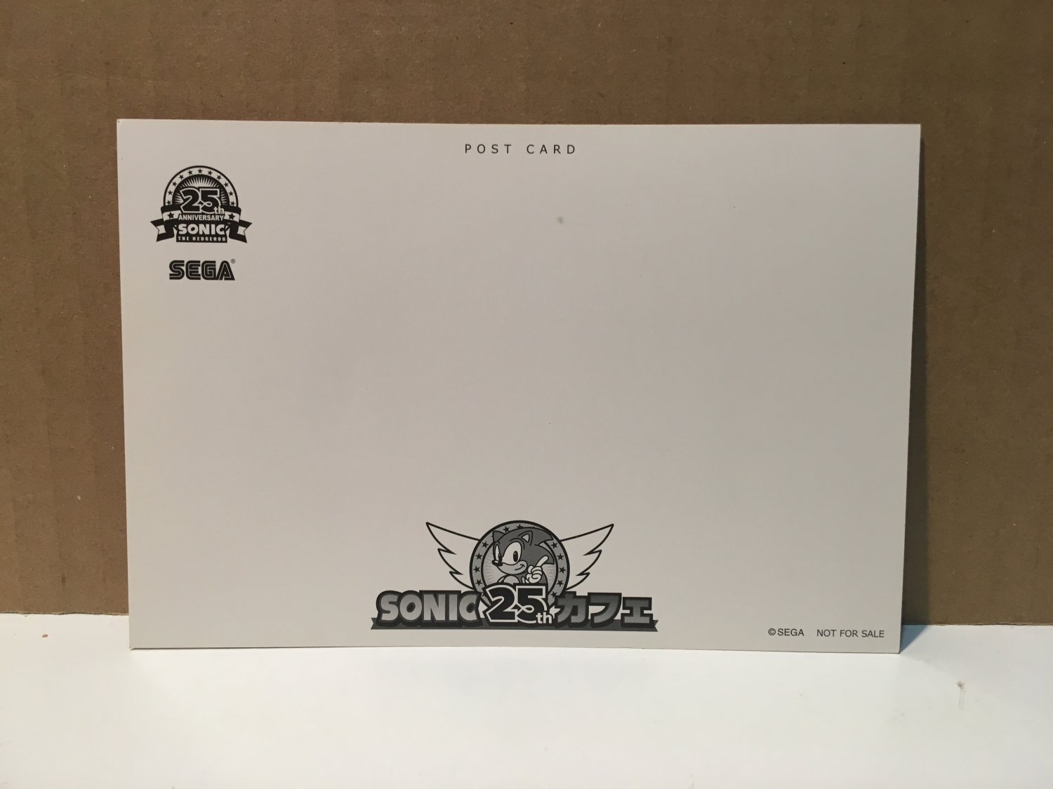 Sonic the Hedgehog 25th Anniversary Christmas Postcard Japanese ...