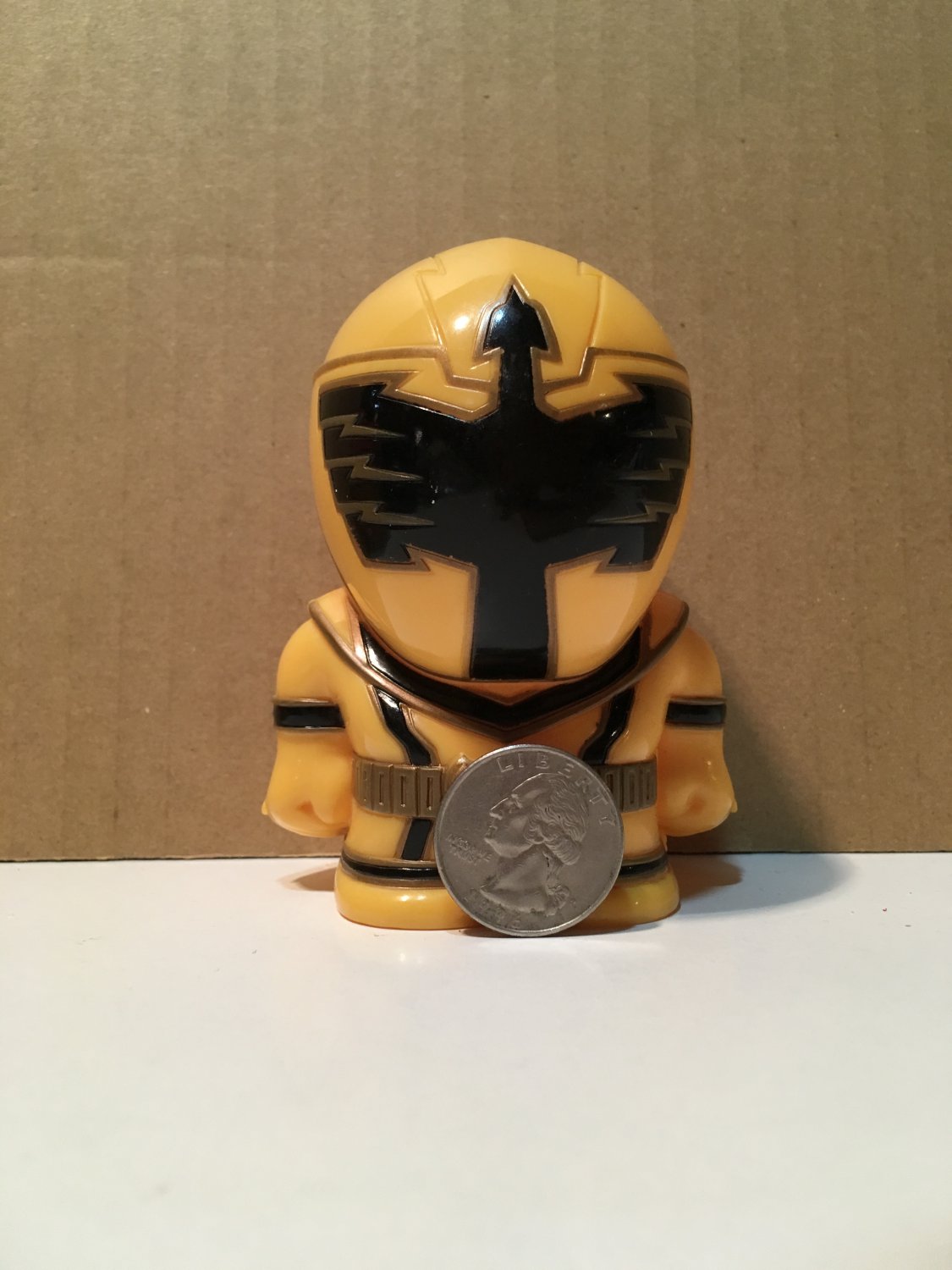 2005 Yellow Power Ranger Mystic Force Japanese Coin Bank Super Sentai ...
