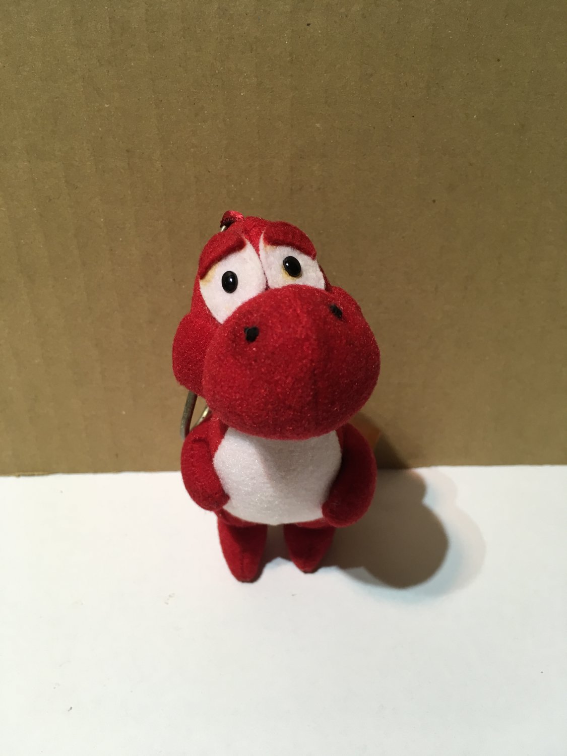 Red Sun Arrow Yoshi Plush Keychain Super Mario World Nintendo Rare Toy ...