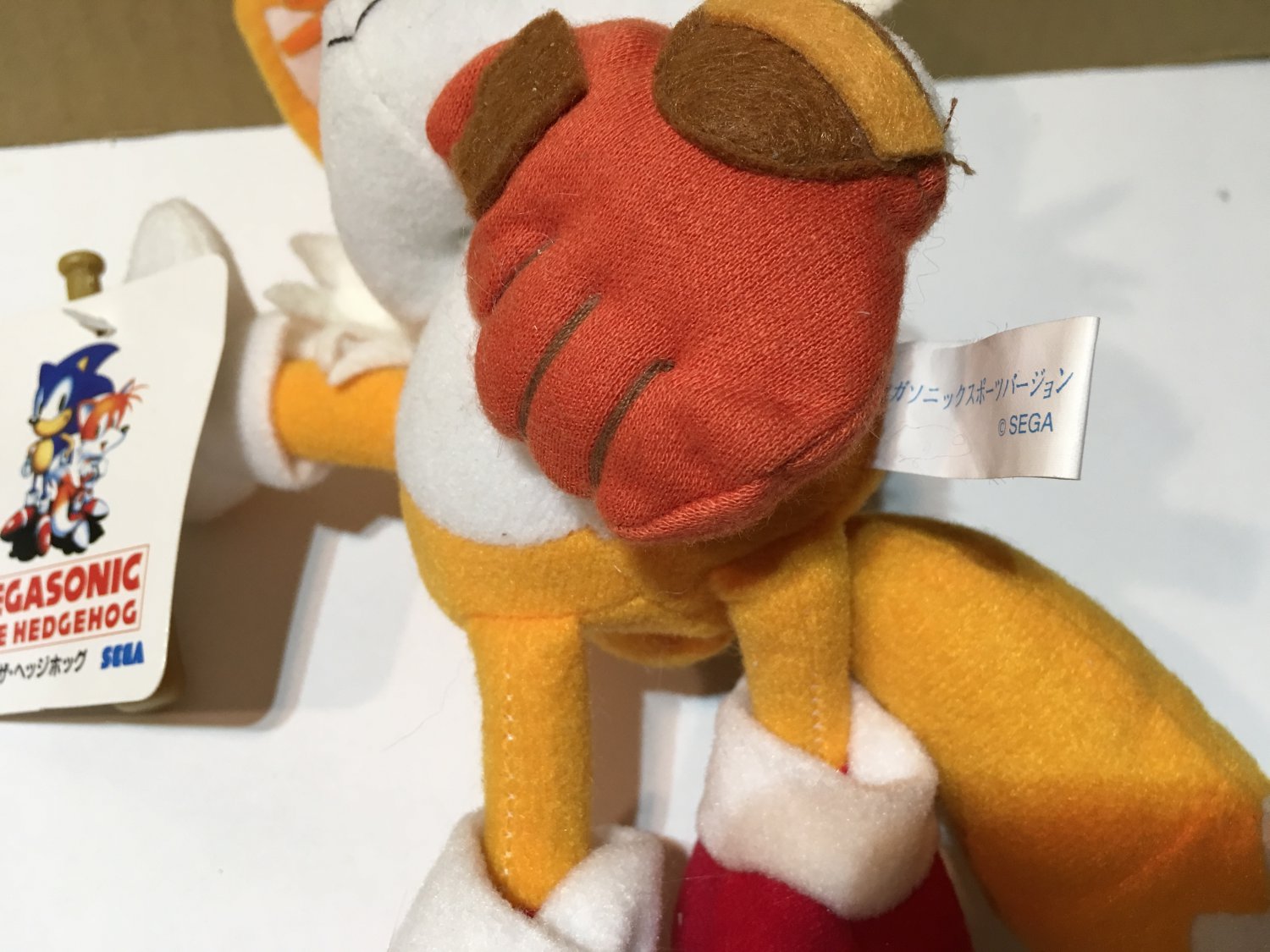 1995 Sonic the Hedgehog Tails Baseball Sports Plush toy rare vintage ...