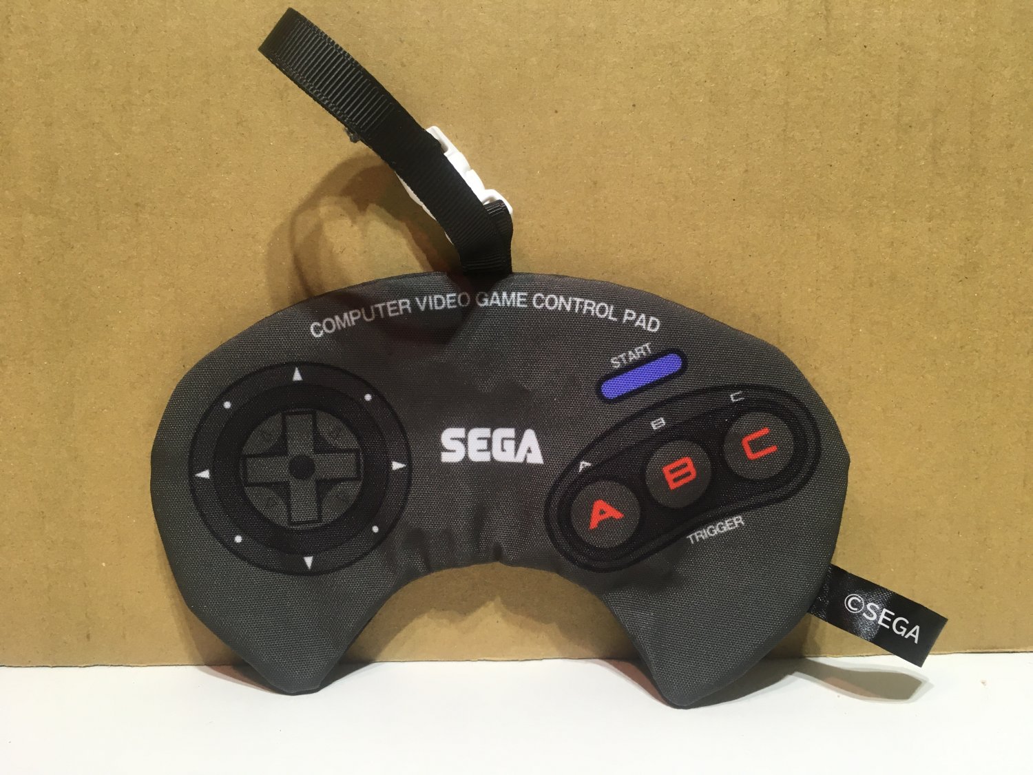 Sega Controller shaped Coin Pouch Wallet Purse Zipper Bag clip Genesis ...