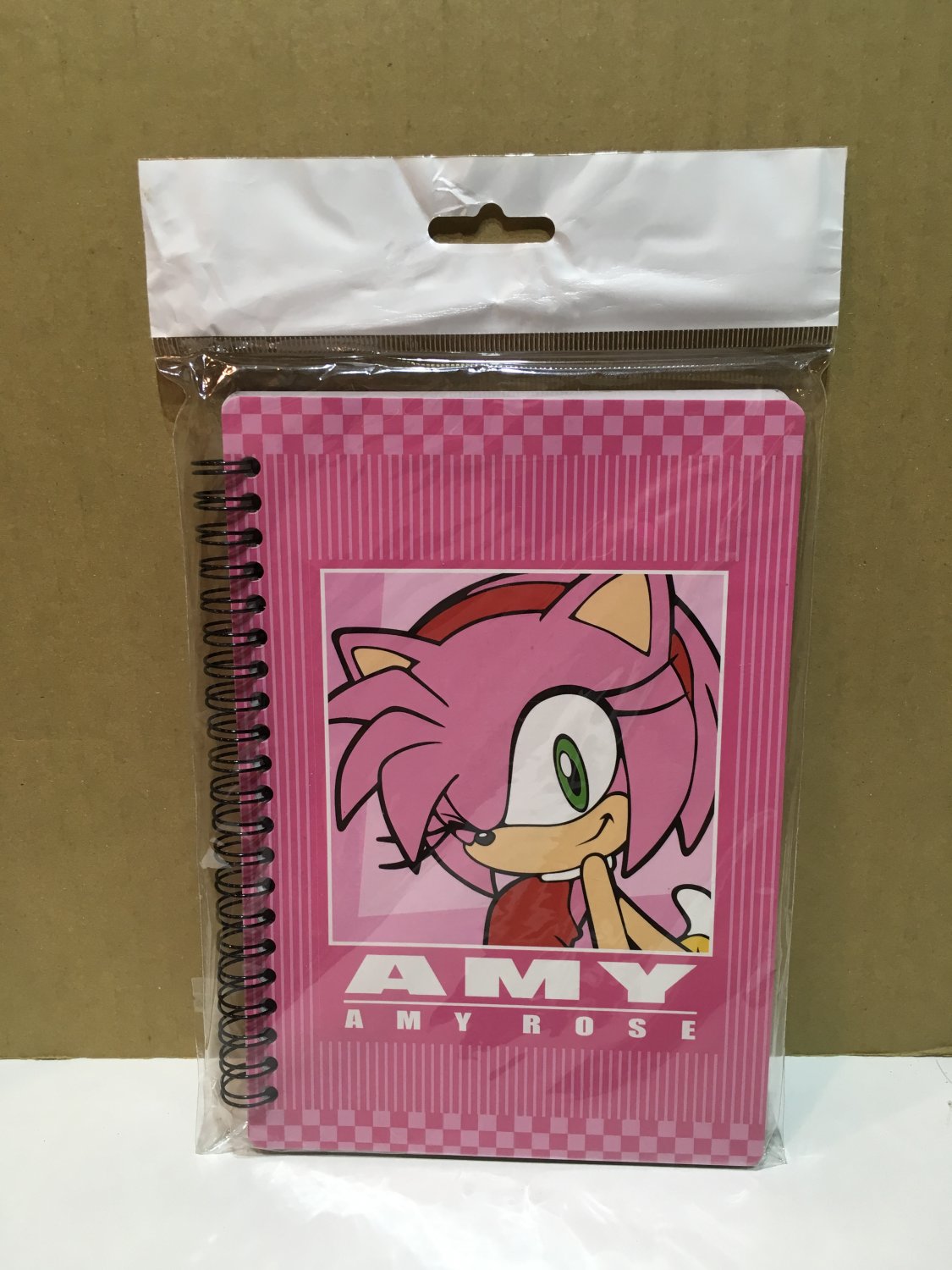 Amy Rose Notebook Sonic the Hedgehog Sega Collectible