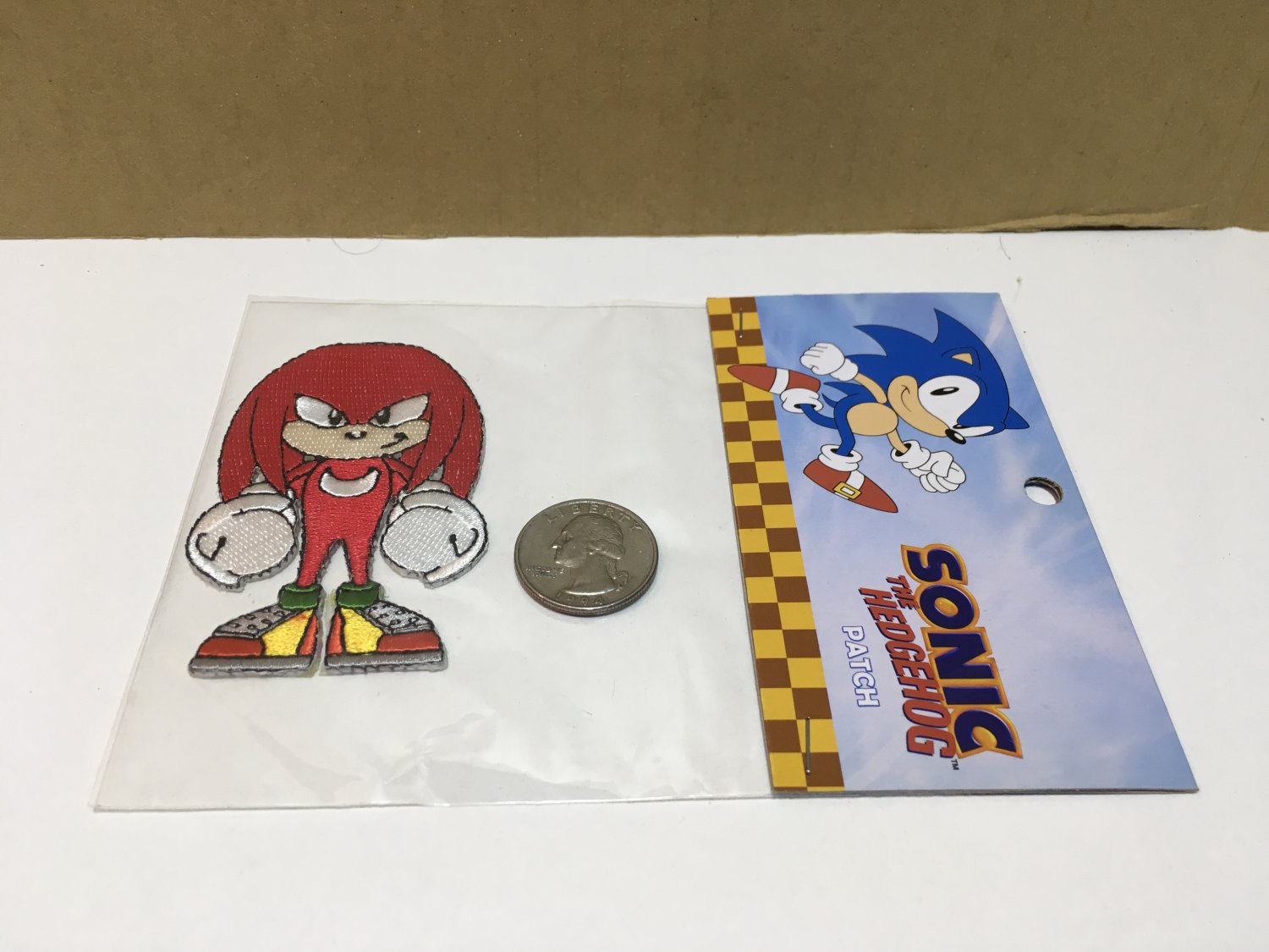 Sonic the Hedgehog Knuckles Patch for Jacket Coat clothing collectible ...