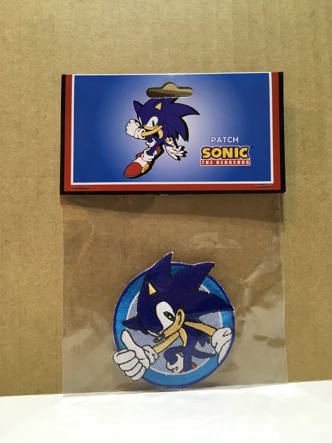 Sonic the Hedgehog Patch for Jacket Coat clothing collectible ...