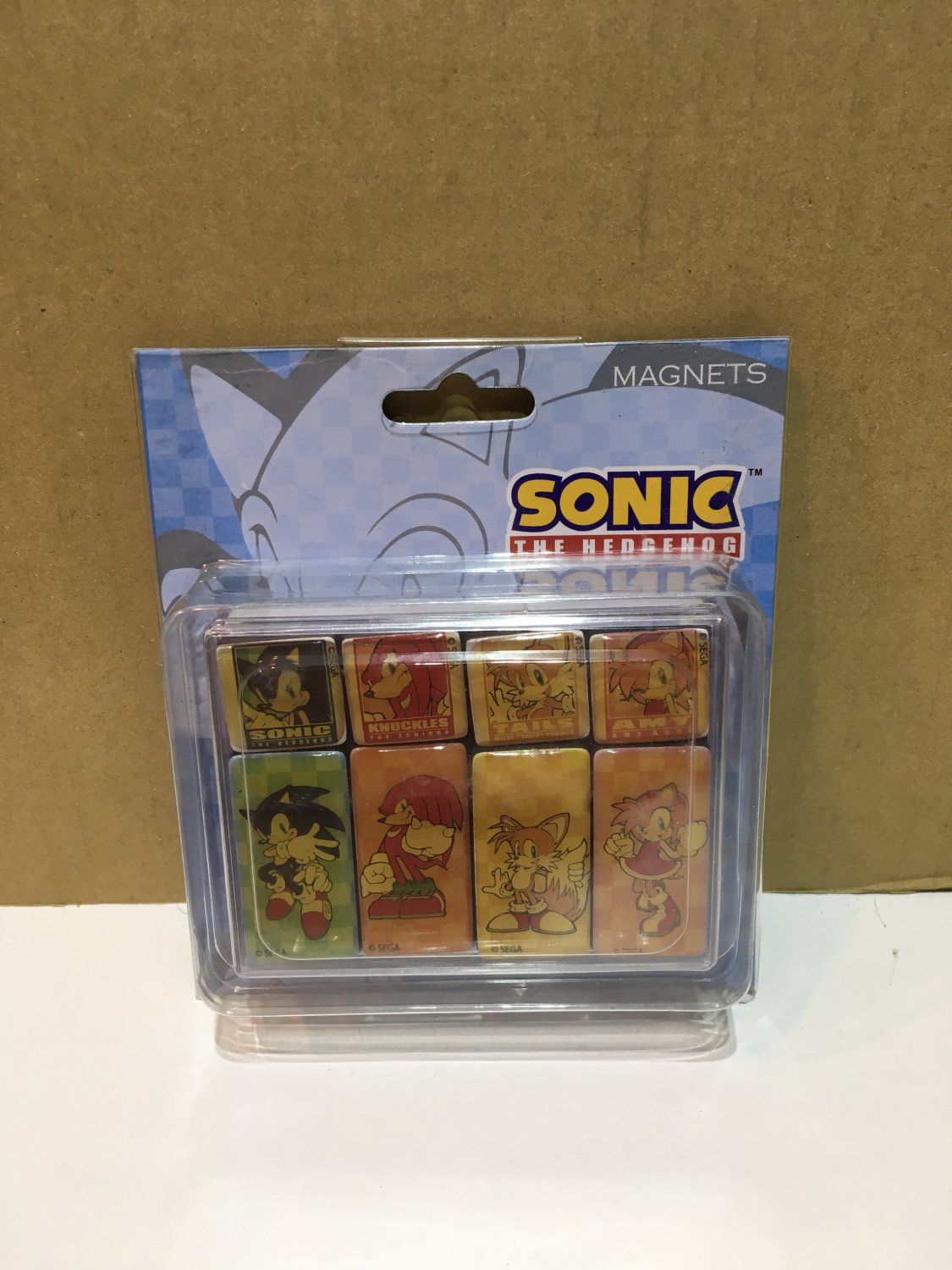 Sonic the Hedgehog Magnet Set collectible Sega Amy Tails Knuckles Shadow