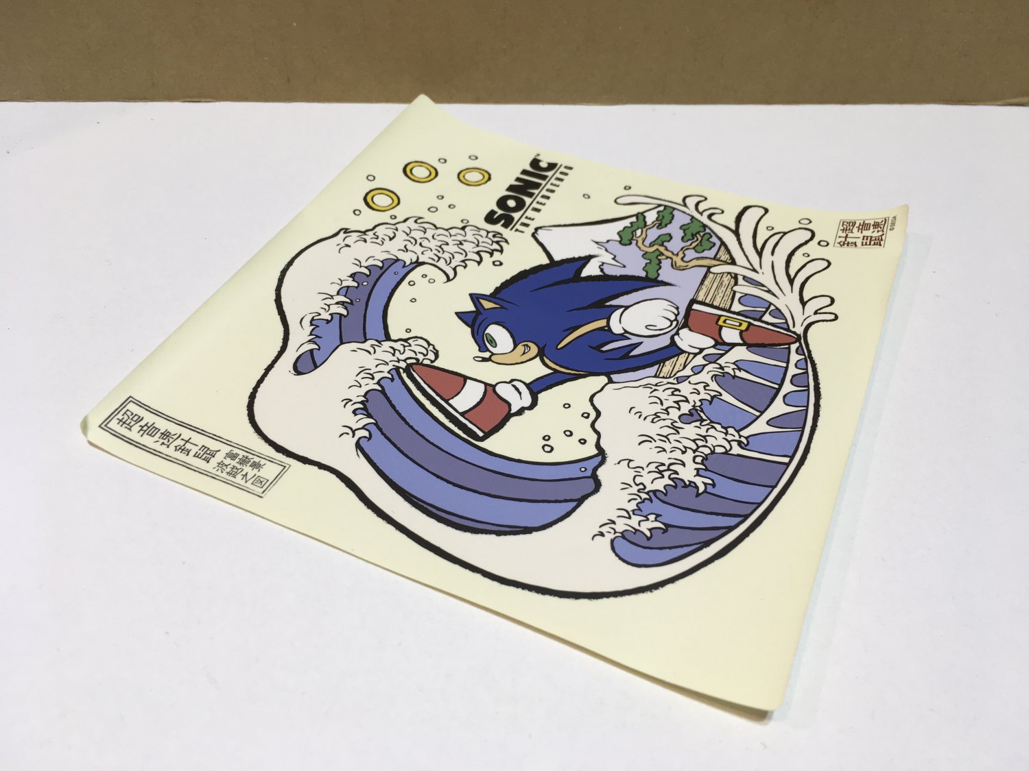 Sonic the Hedgehog Sticker Decal Sega Promo Rare Collectible Japan