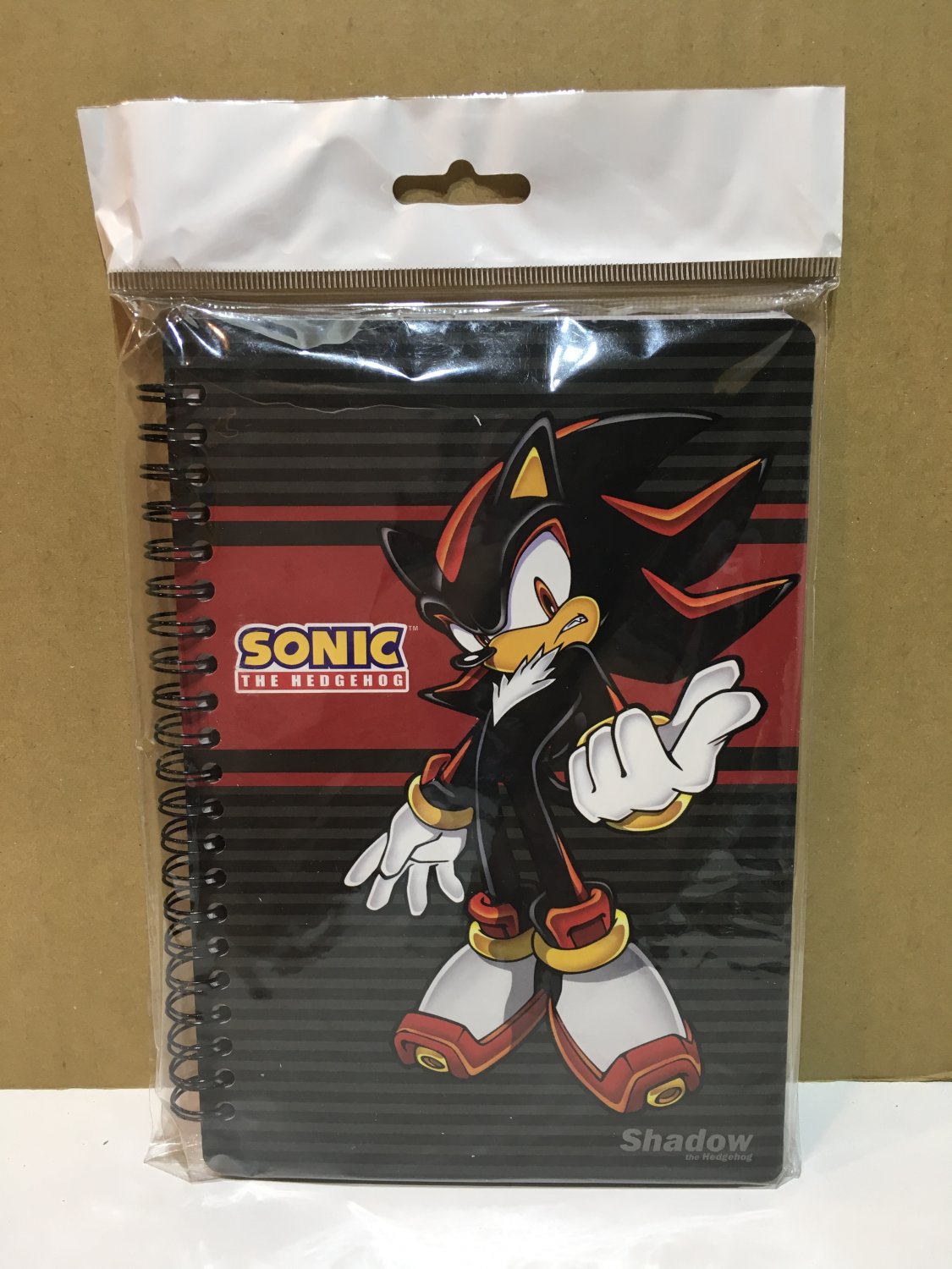 Shadow Notebook Sonic the Hedgehog Sega Collectible