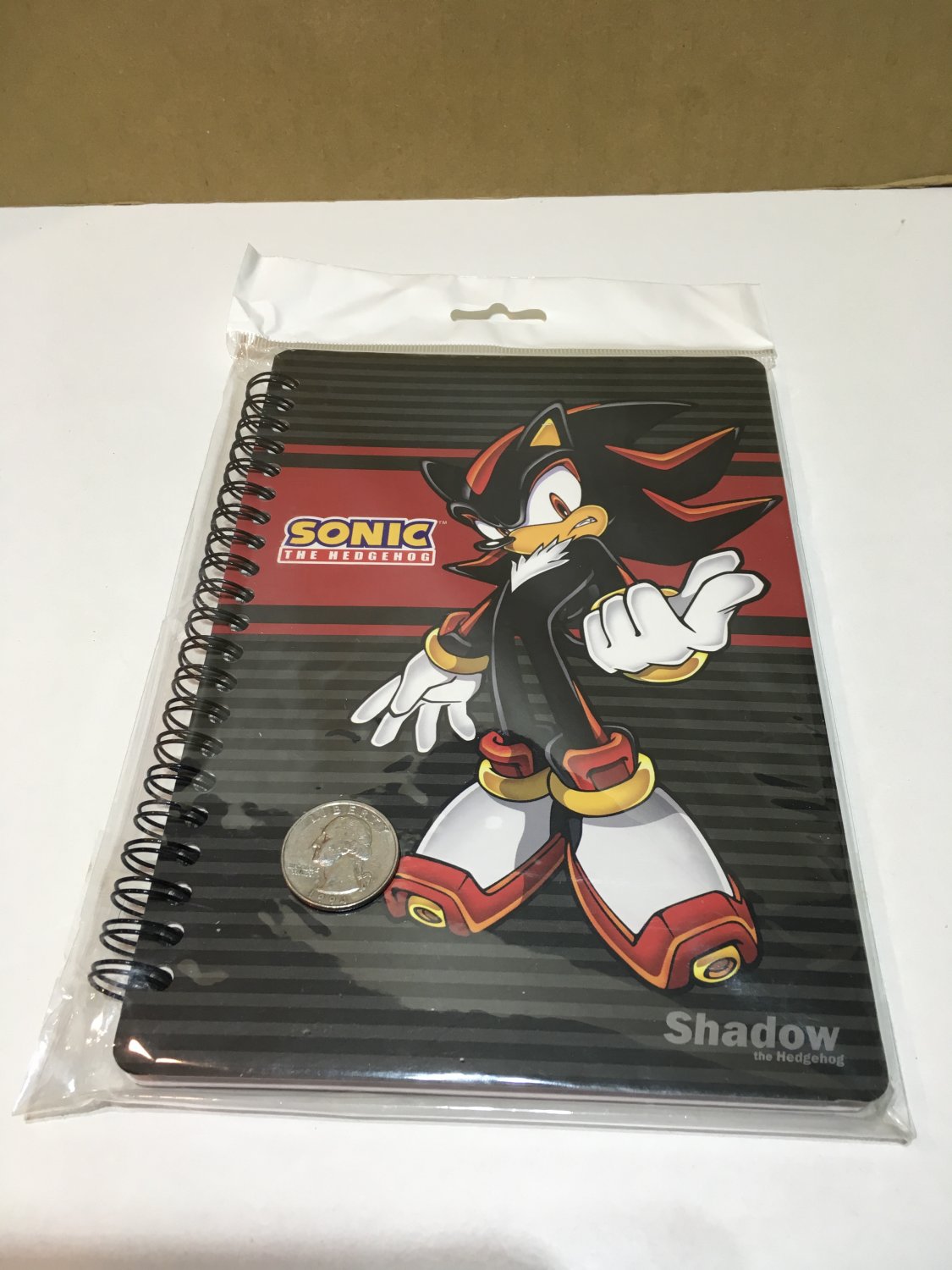 Shadow Notebook Sonic the Hedgehog Sega Collectible