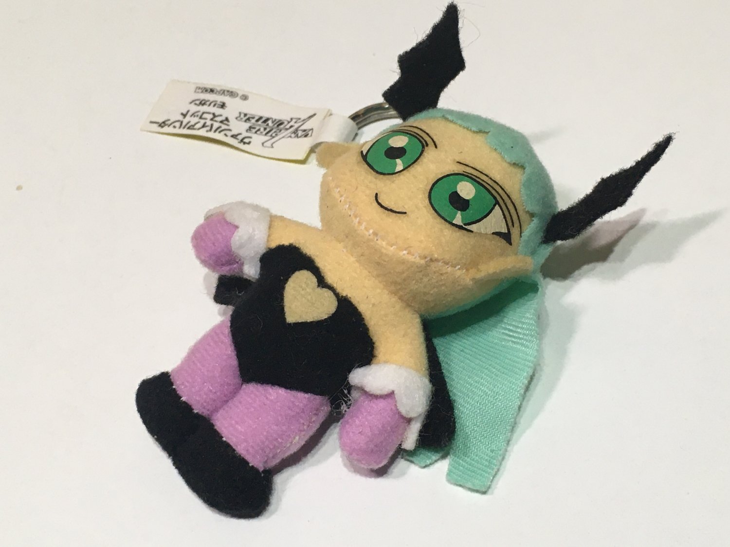 Morrigan Plush Keychain Darkstalkers Vampire Hunter Capcom vintage