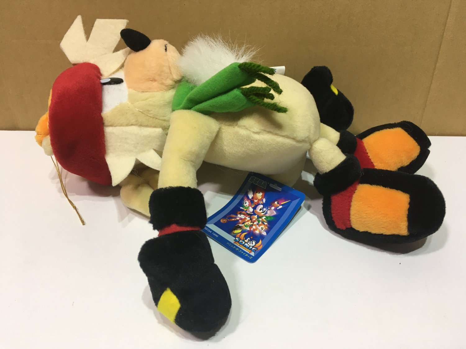 Sonic the Fighters Bark Plush Sonic the Hedgehog 1997 Sega rare vintage ...