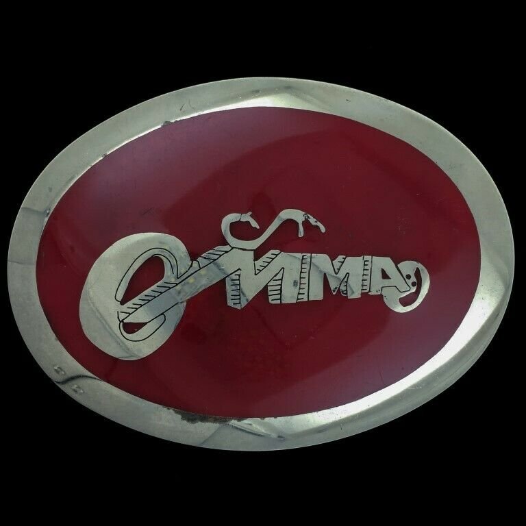 Modified Motorcycle Association MMA Custom Chopper Bike Biker Vtg Belt ...