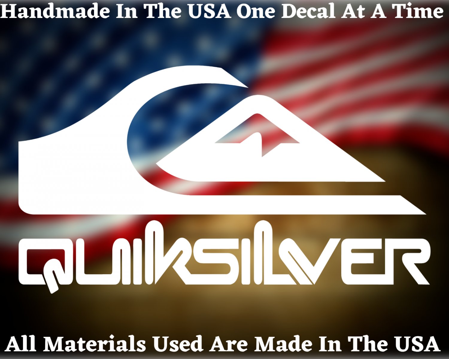 Quicksilver Decal Quicksilver Logo Street Skate Surf Sticker USA Seller