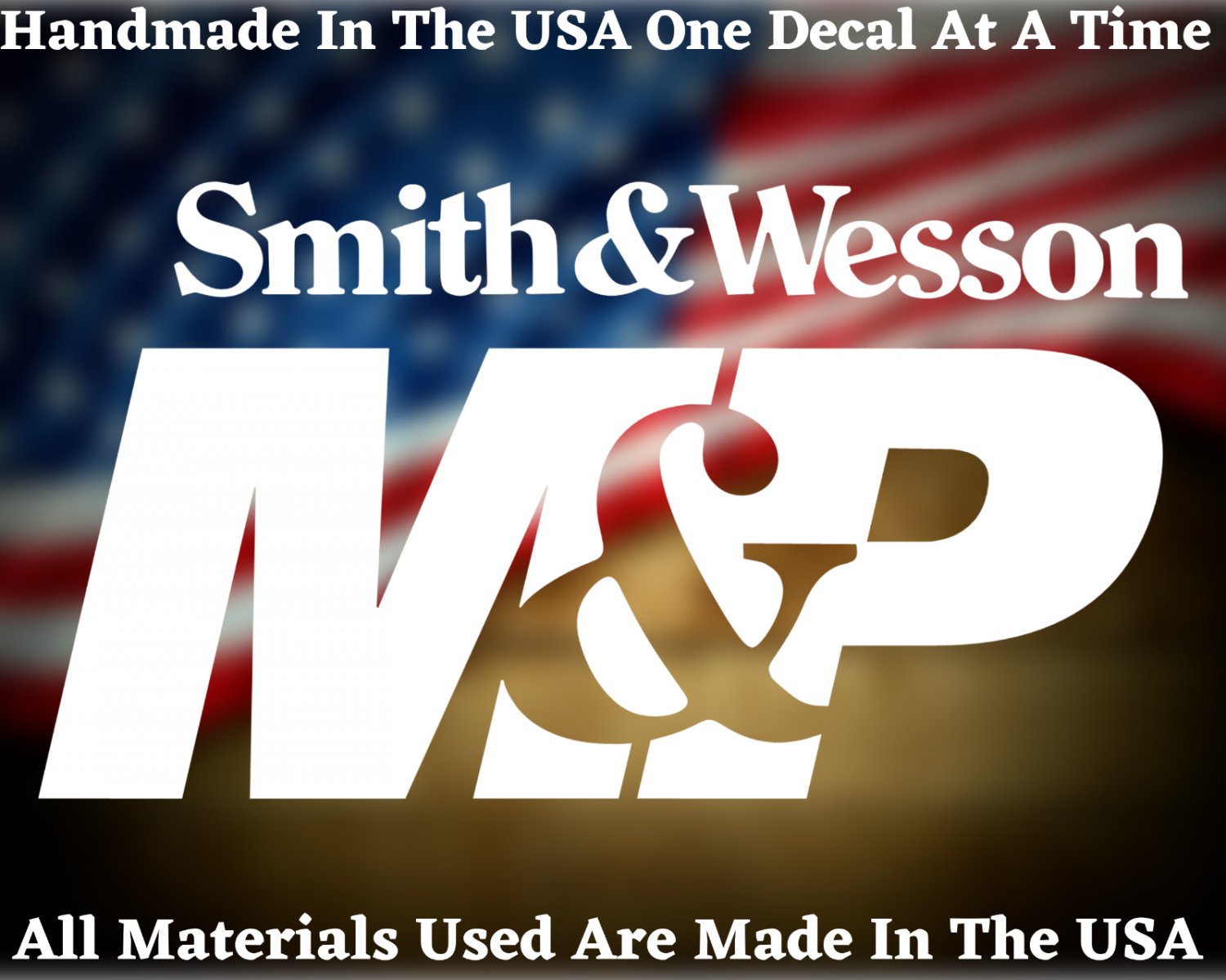 SMITH & WESSON M&P Decal Sticker USA Seller
