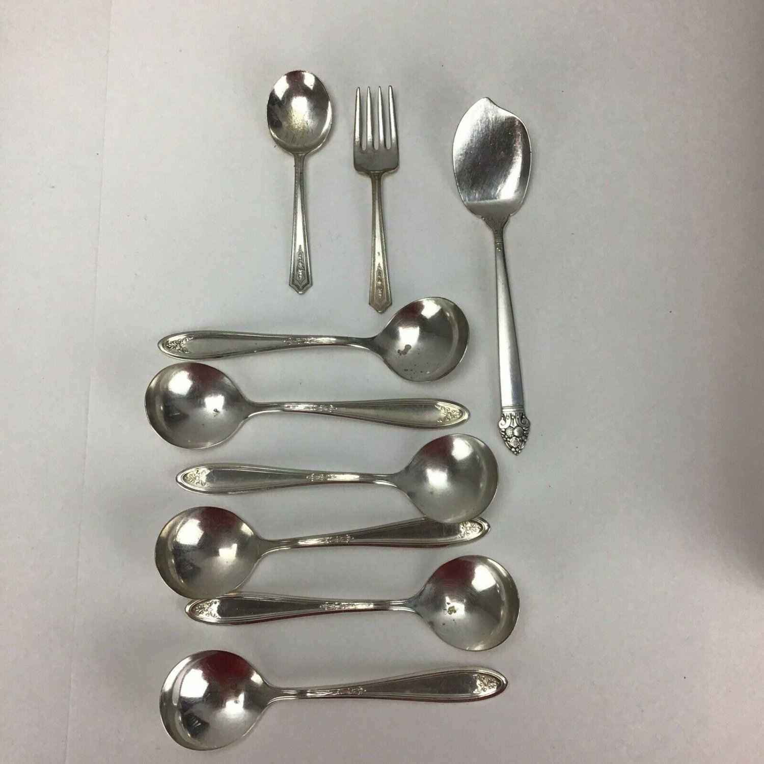 1920's Wm. Rogers Insico Pattern Silver Plate 42 PC. Set With Chest