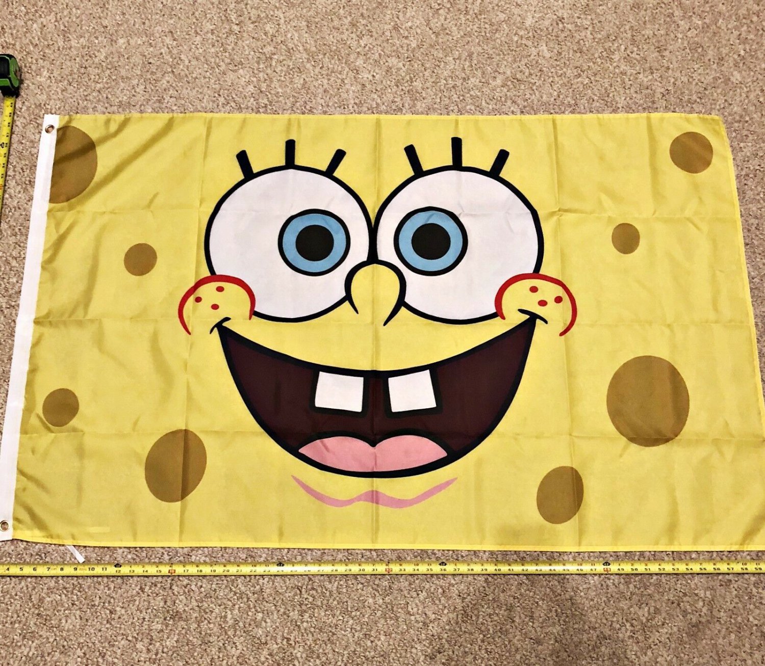 SpongeBob 3x5ft Flag SpongeBob SquarePants Bikini Bottom Mr. Crabs
