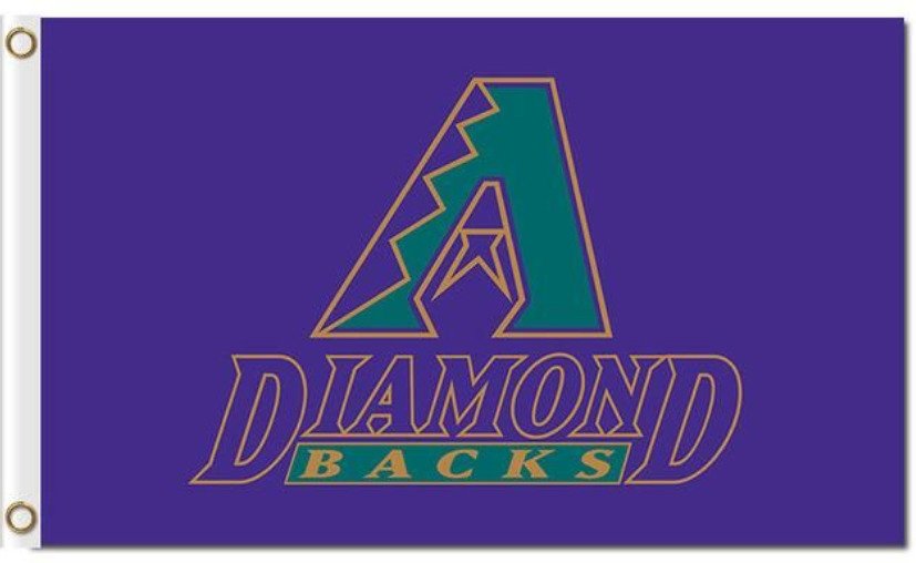 Arizona Diamondbacks Logo Purple flag 3X5Ft Banner USA Polyester with ...