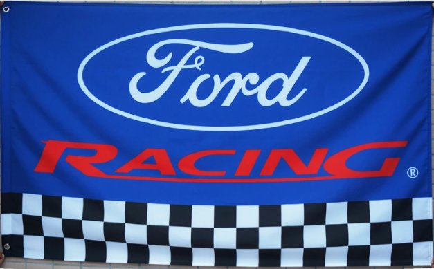 Ford Racing Blue Flag 3X5 Ft Polyester Banner USA 90x150cm
