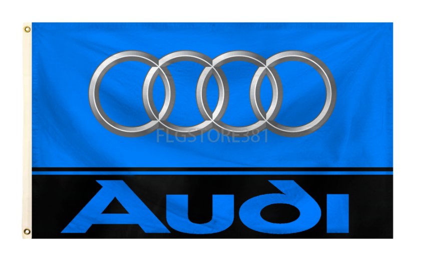 Audi Flag Quattro German Car Racing 3X5 Ft Polyester Banner USA 90x150cm
