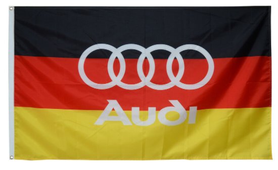 Audi Quattro German Car Flag 3X5 Ft Polyester Banner USA 90x150cm