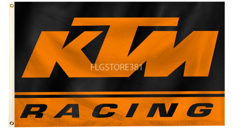KTM Racing Flag 3X5 Ft Polyester Banner USA 90x150cm