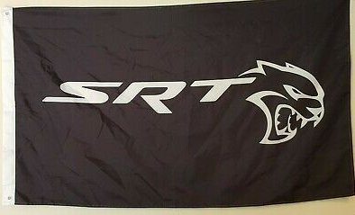 Dodge Challenger SRT Hellcat Flag Black 3X5 Ft Polyester Banner USA ...